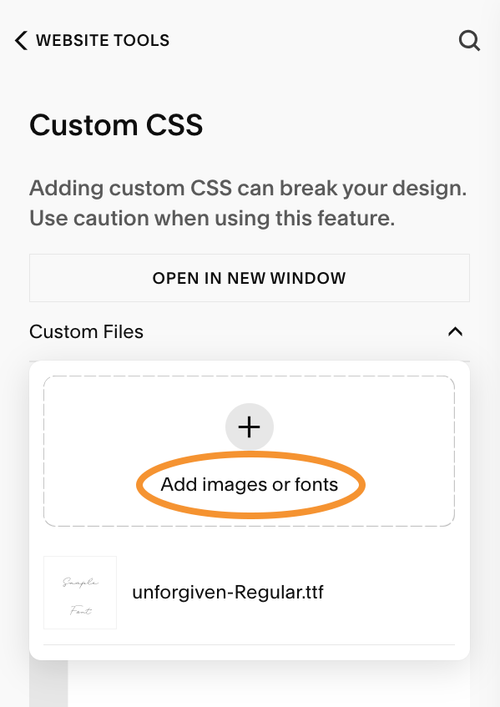 Use two fonts in one Squarespace heading — Porta Blu Design