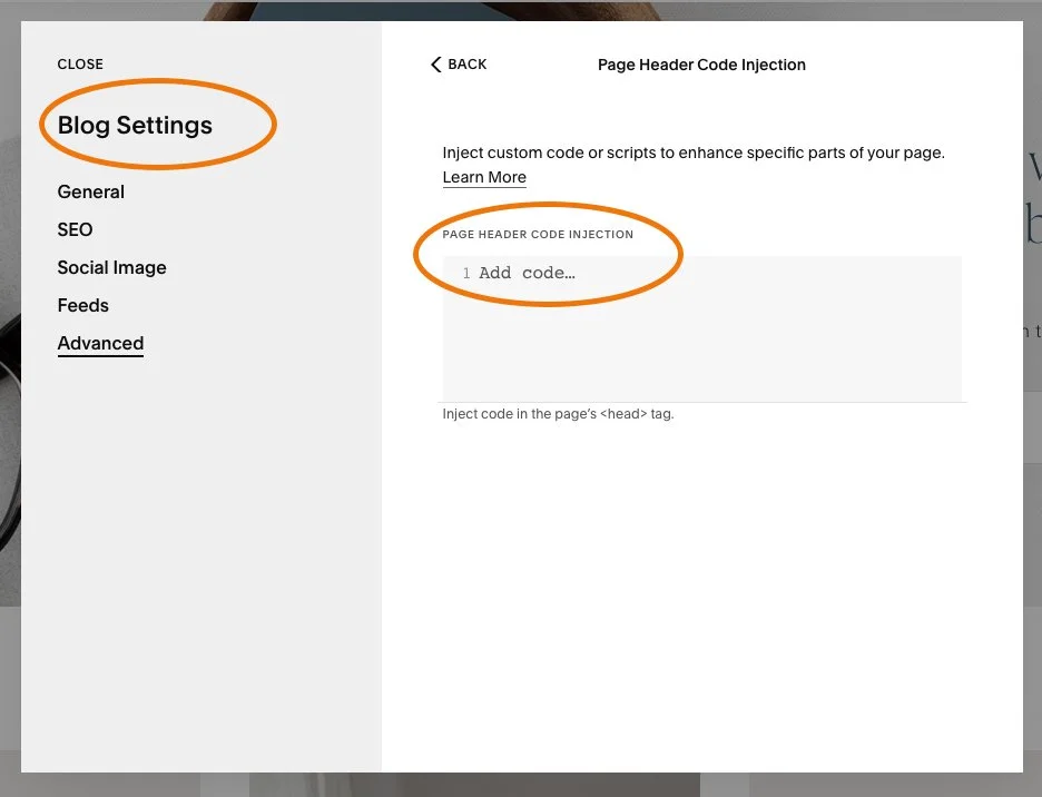 Remove header and footer on one web page — Porta Blu Design