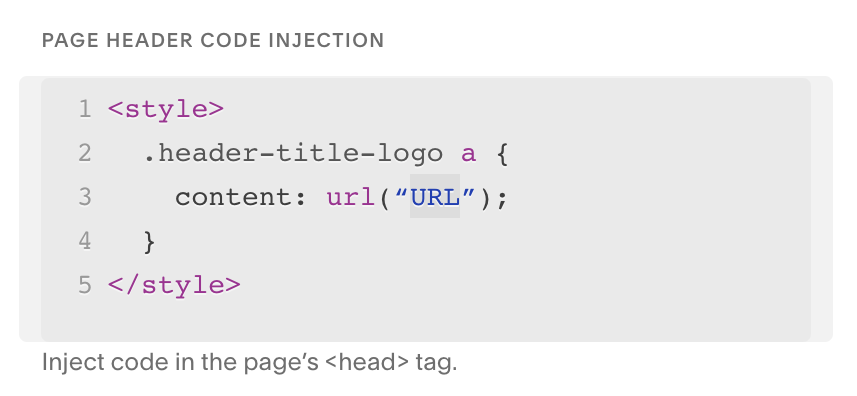 Swap out header logo on one website page — Porta Blu Design