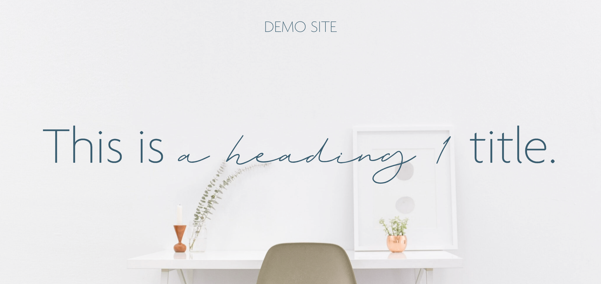 Use two fonts in one Squarespace heading — Porta Blu Design