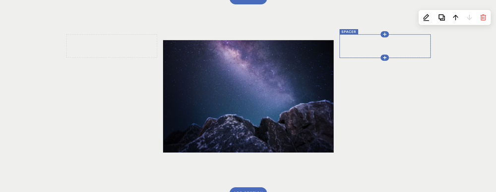 Using spacer blocks to layout your web page — Porta Blu Design