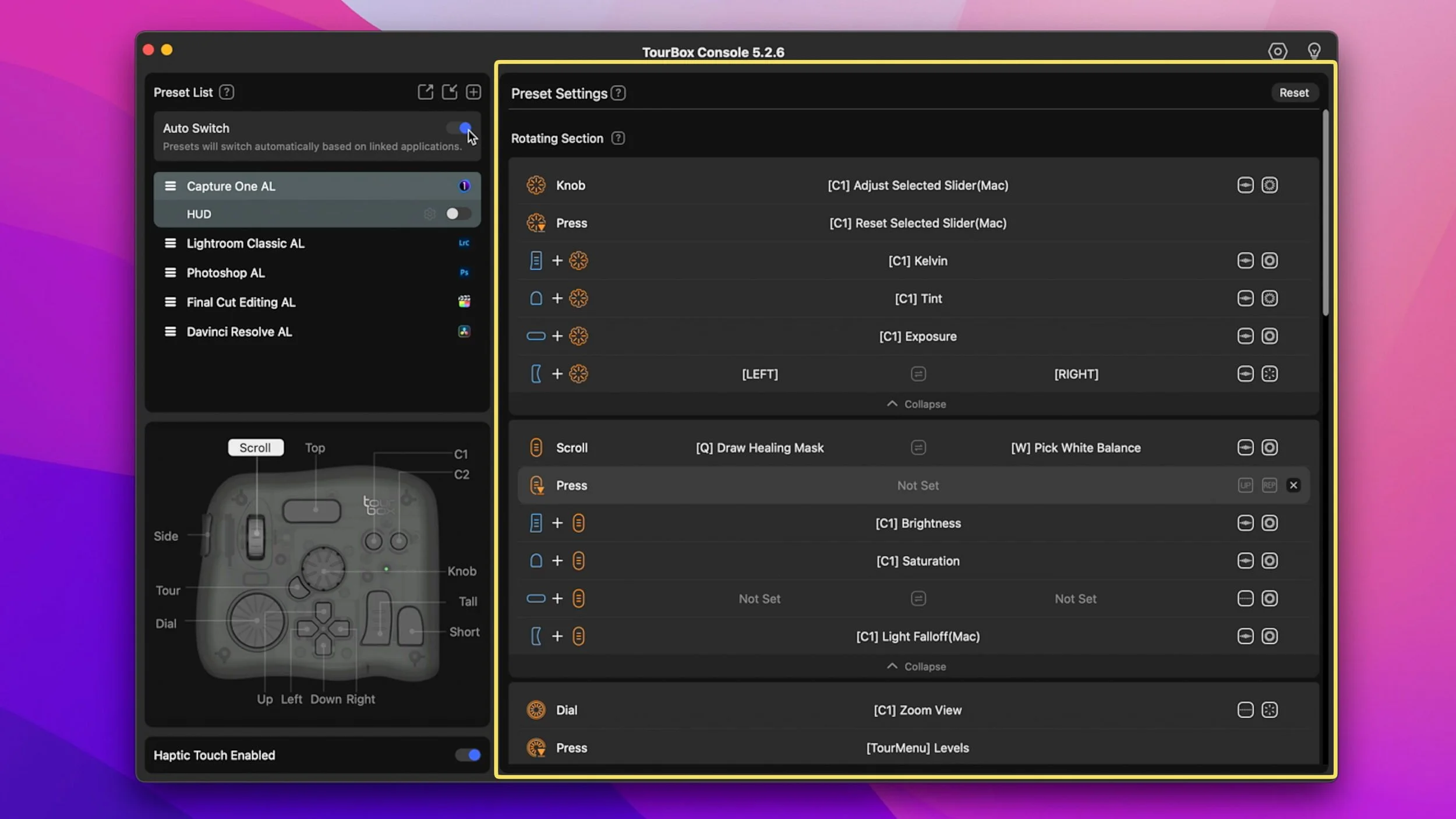 TourBox Elite - A Fantastic Editing Console for Capture One