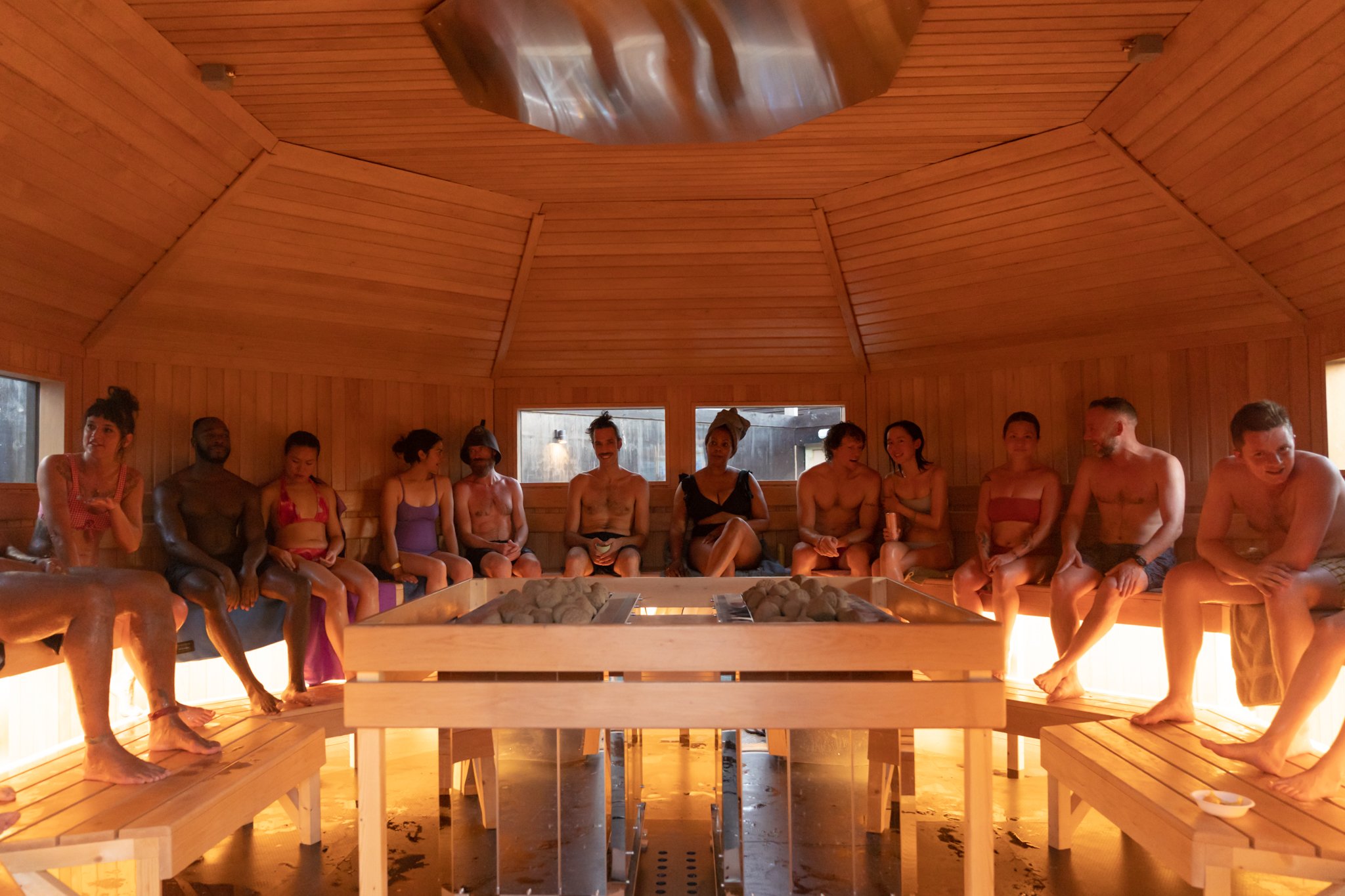 Community Sauna Baths - Walthamstow | Outdoor Sauna in a vacant ...