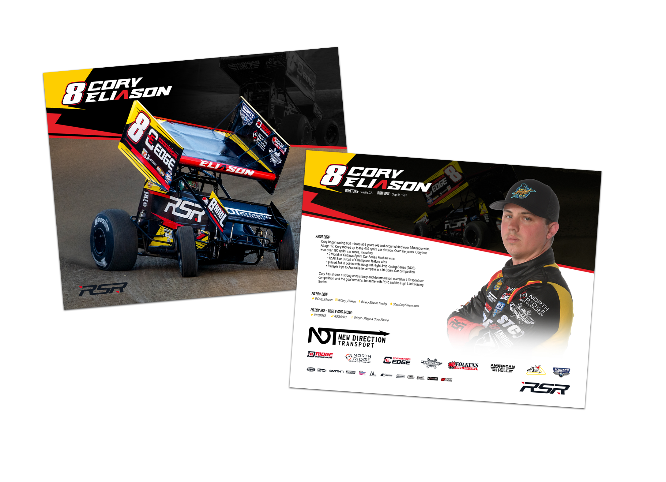 Autograph Cards - Driver Hero Cards - Racing - Race Cars — Nicole ...