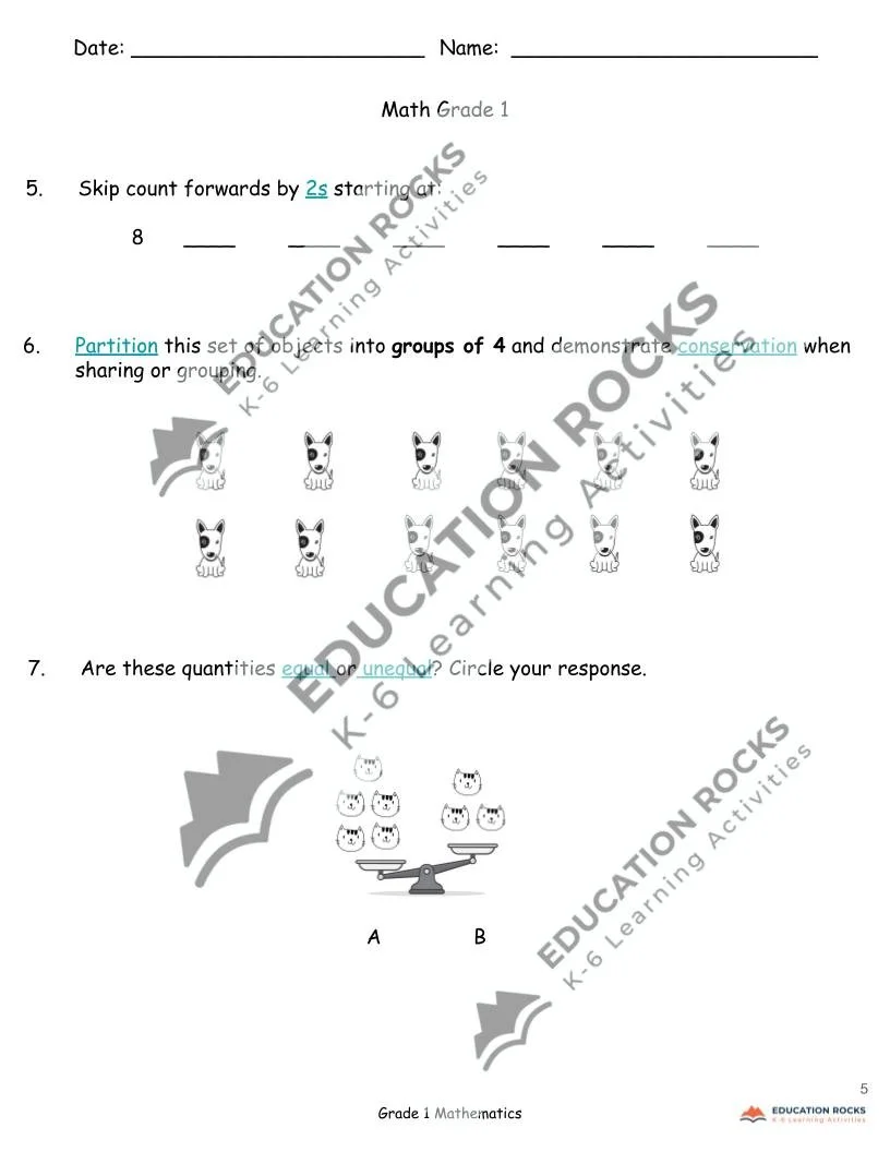 Grade 1 Math 2D Shapes & 3D Objects — Education Rocks