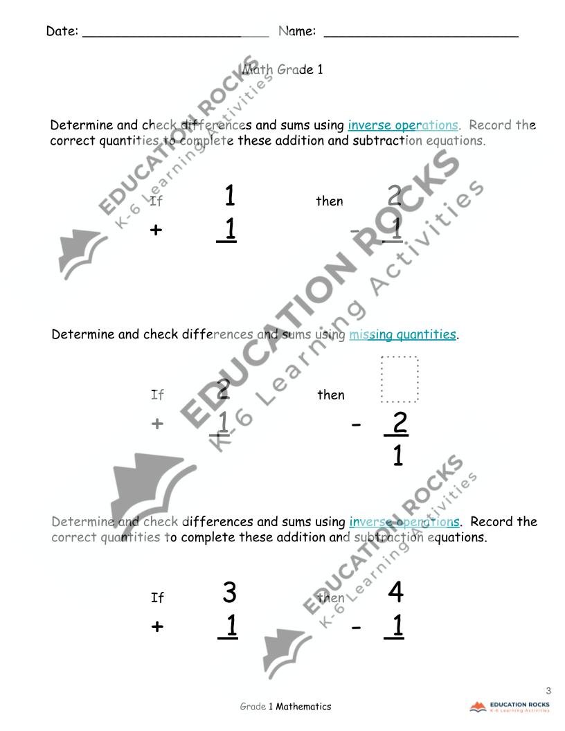 Grade 1 Math 2D Shapes & 3D Objects — Education Rocks
