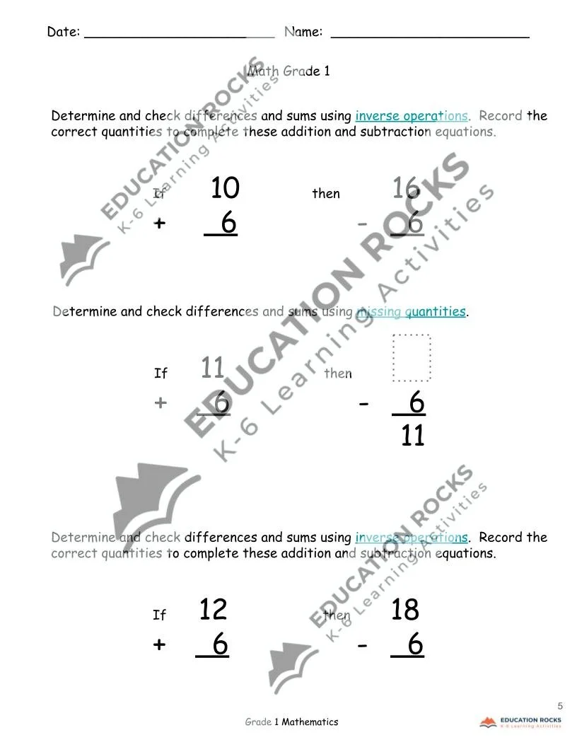 Grade 1 Math 2D Shapes & 3D Objects — Education Rocks
