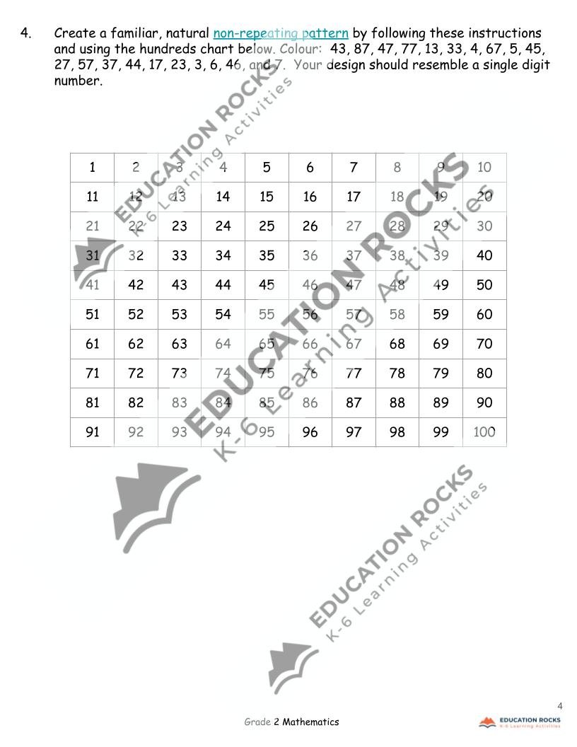 Grade 2 Math Repeating Patterns — Education Rocks