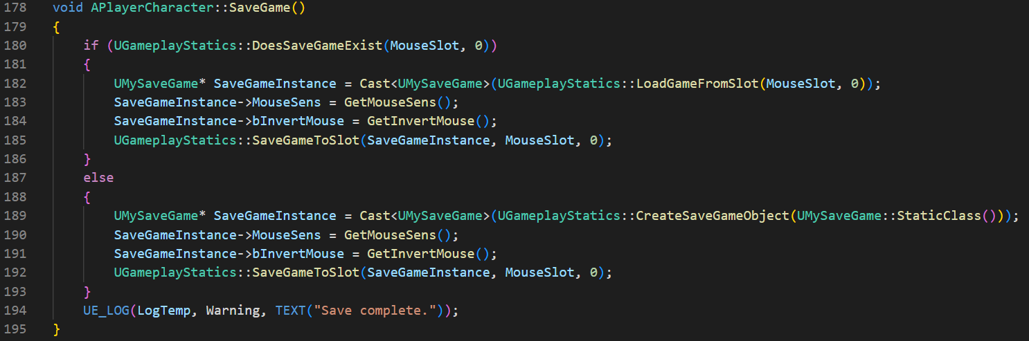 Saving Game and Settings in Unreal Engine 5 with C++ — Armand Yilinkou