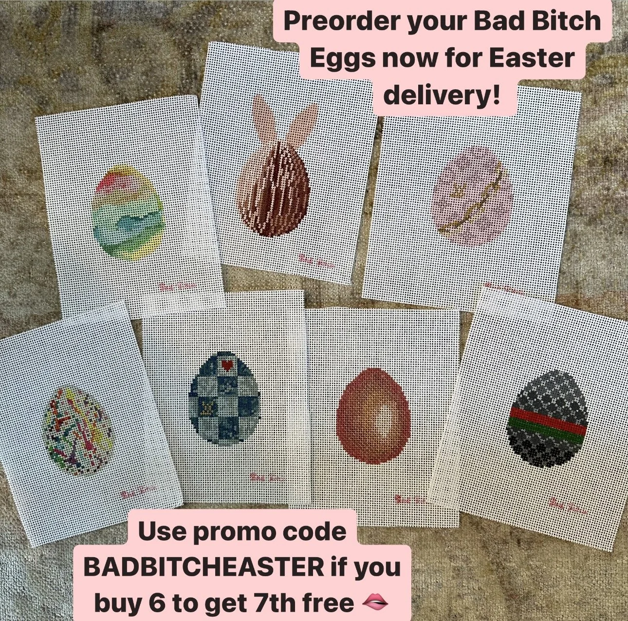 Bad Bitch Needlepoint