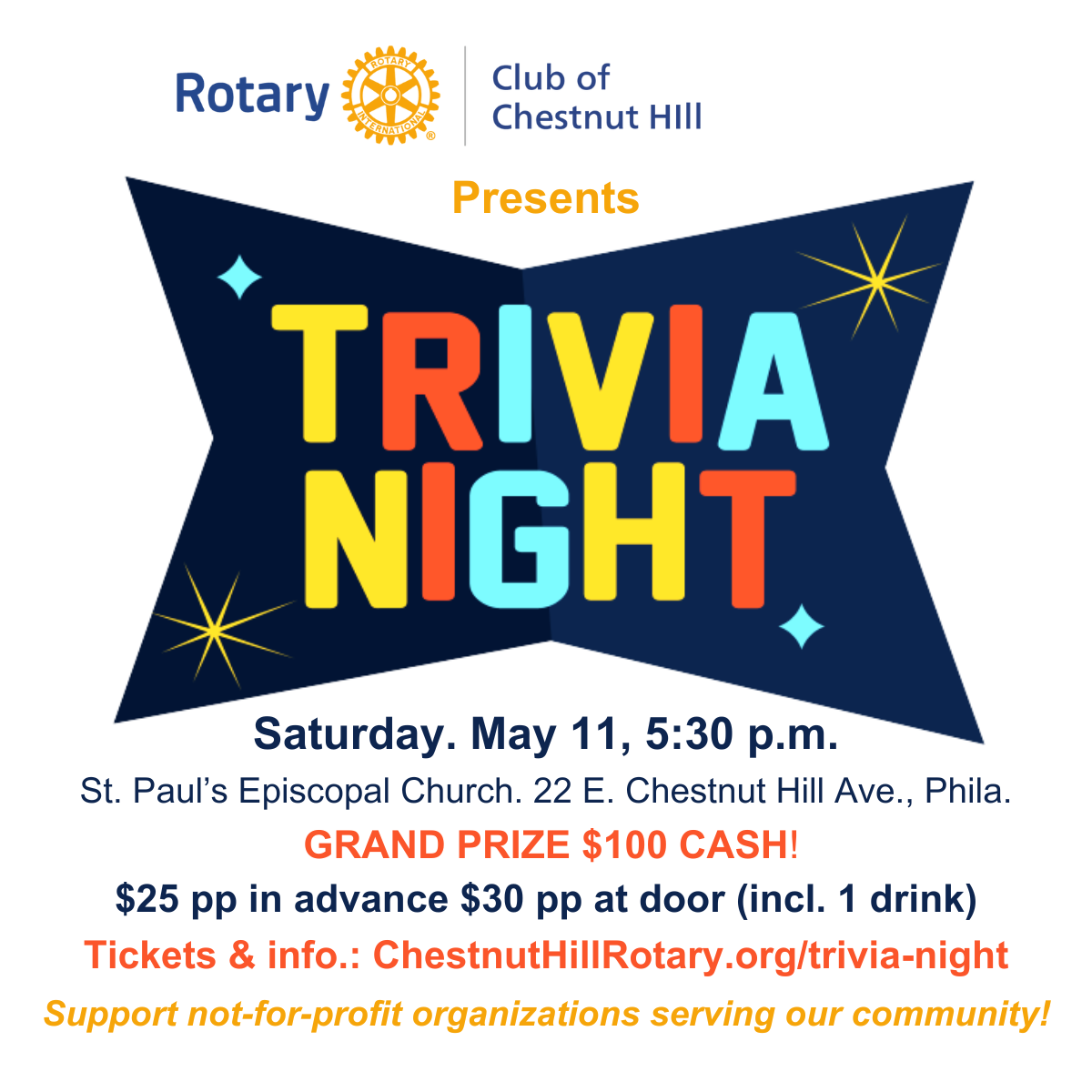 Social Events — Rotary Club of Chestnut Hill