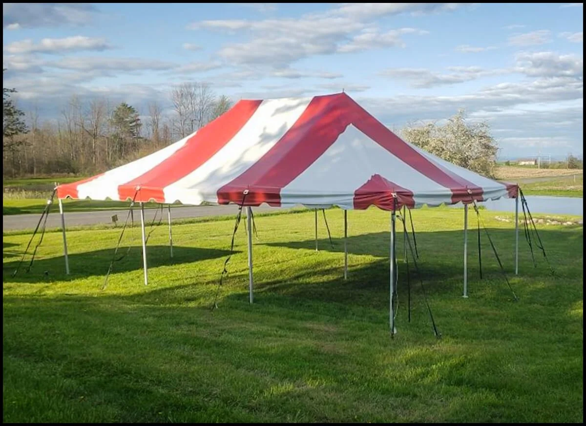 Rent Tents, Tables, Chairs & More. | Finger Lakes | Cabin Fever Tent ...
