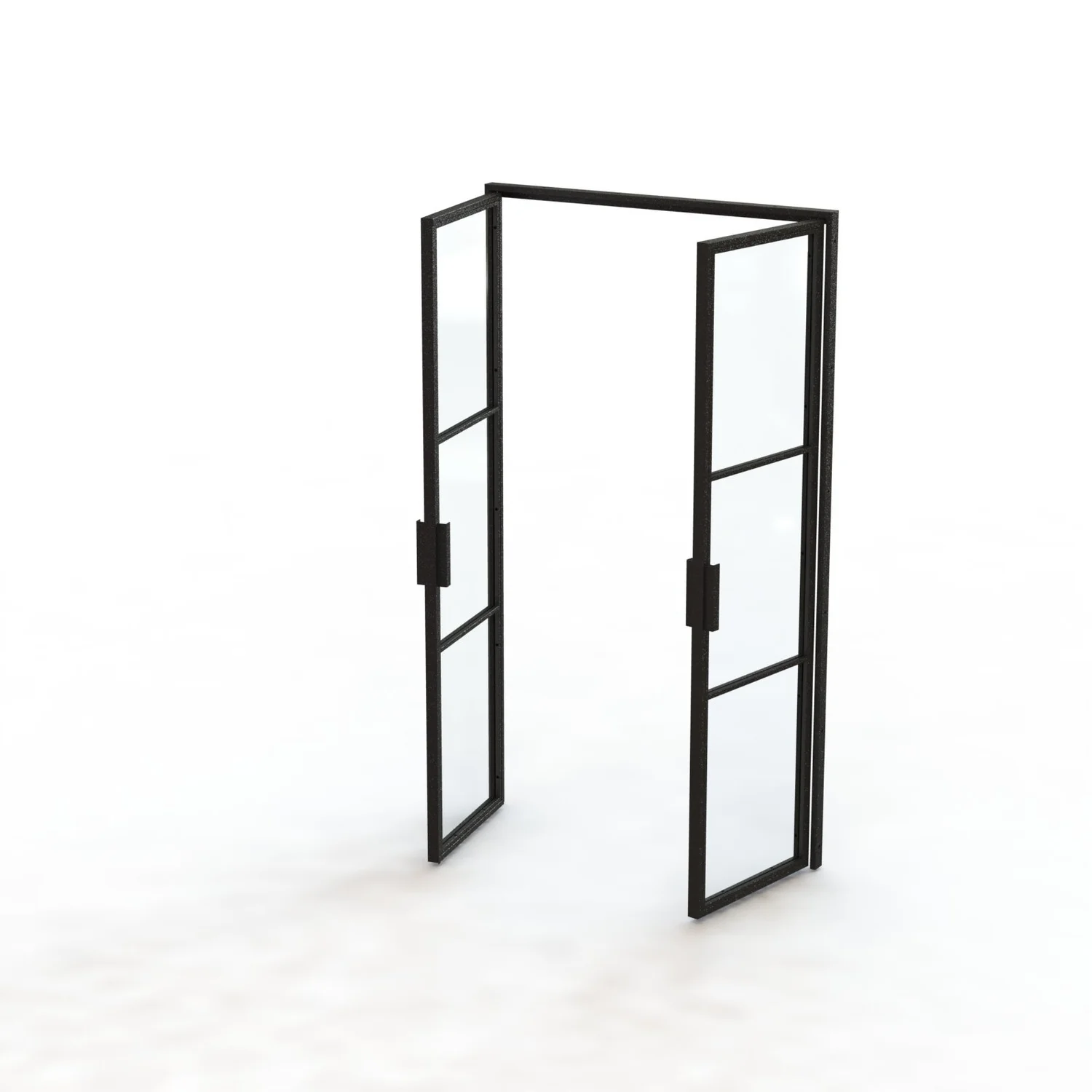 Luxury Steel Framed Double Doors for Modern Interiors — Joshua James ...