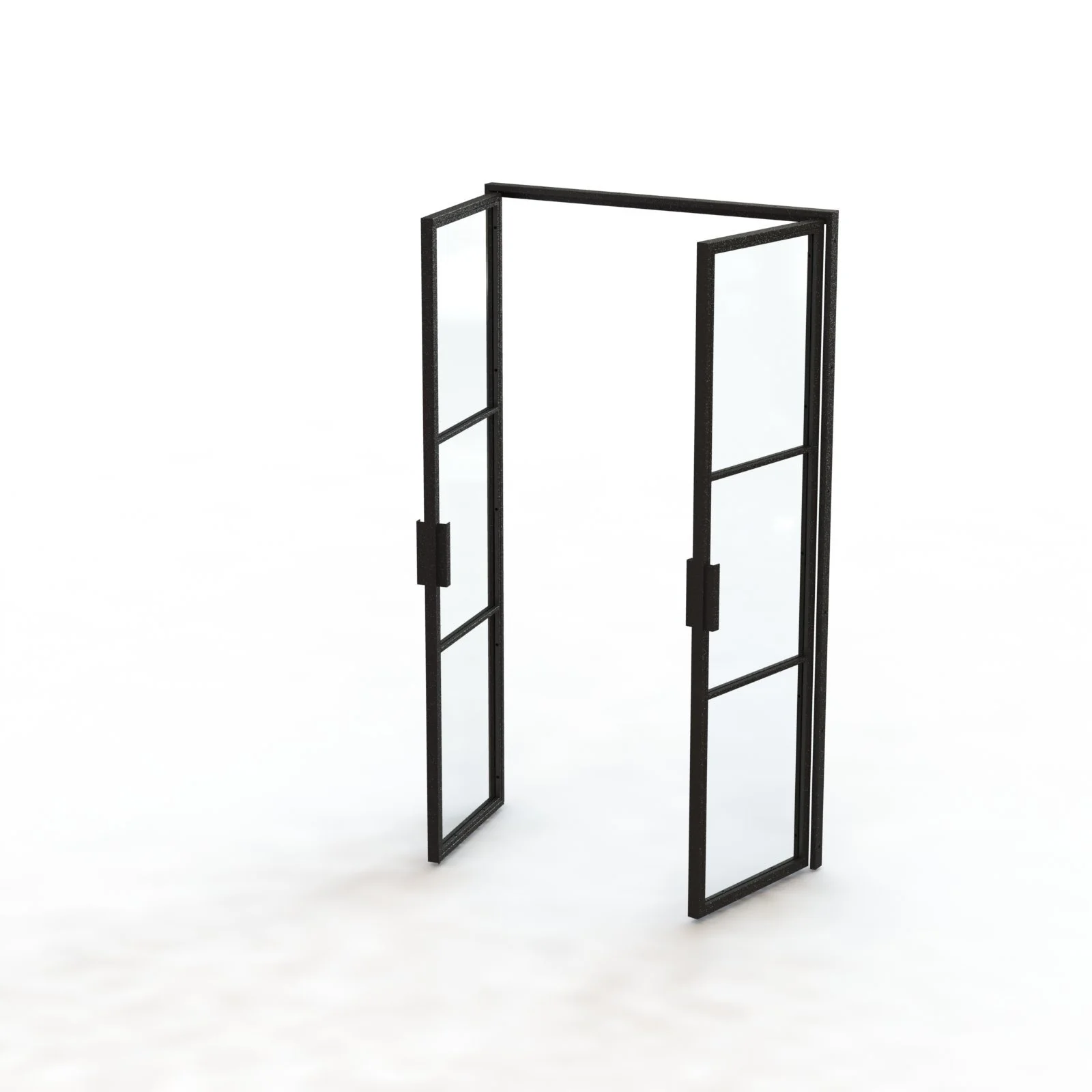 Luxury Steel Framed Double Doors for Modern Interiors — Joshua James ...
