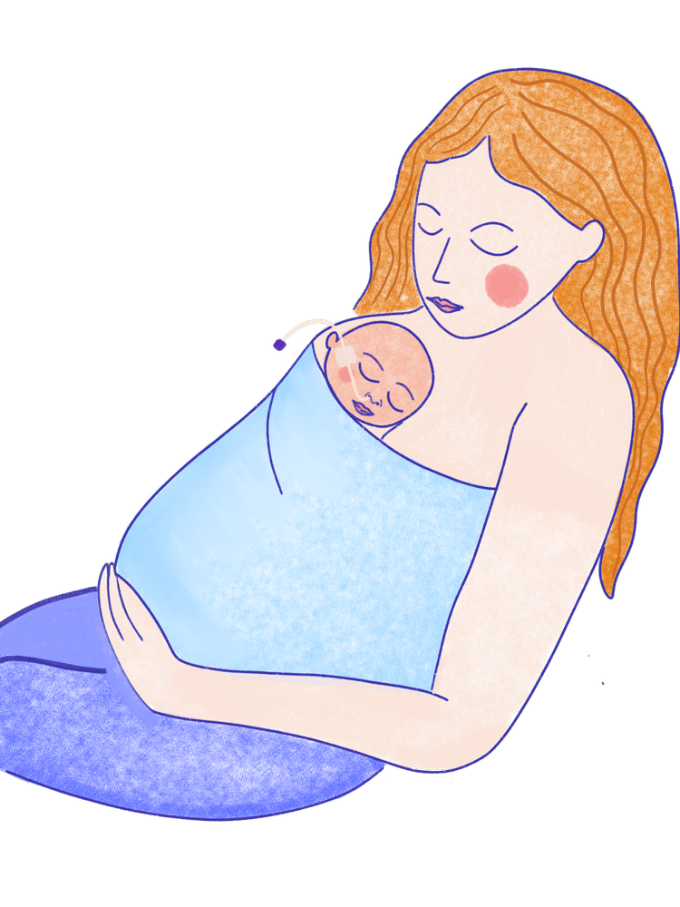 Babywearing Illustrations for Neonatal Units — Dr Maggie Frej