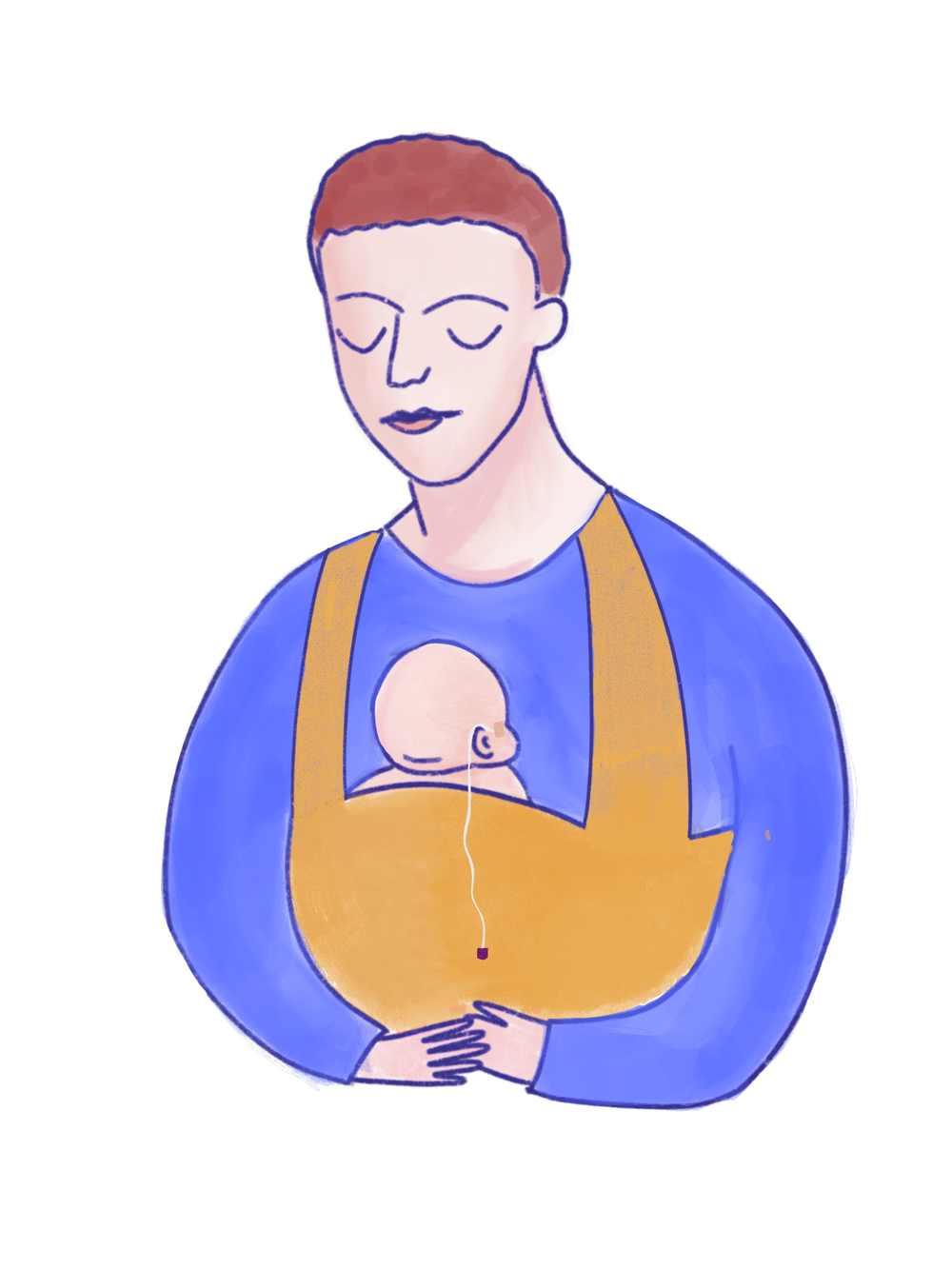 Babywearing Illustrations for Neonatal Units — Dr Maggie Frej