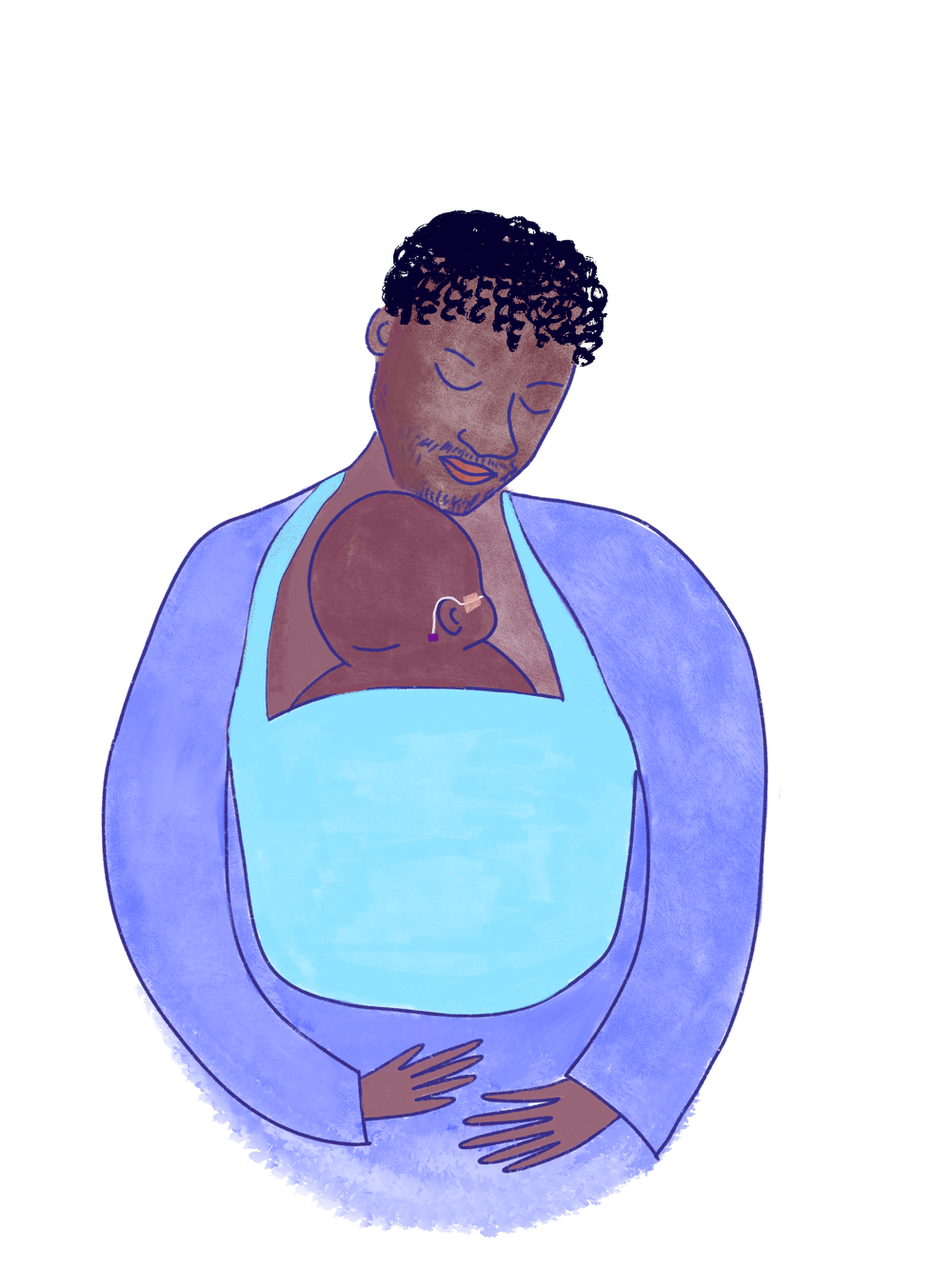 Babywearing Illustrations for Neonatal Units — Dr Maggie Frej