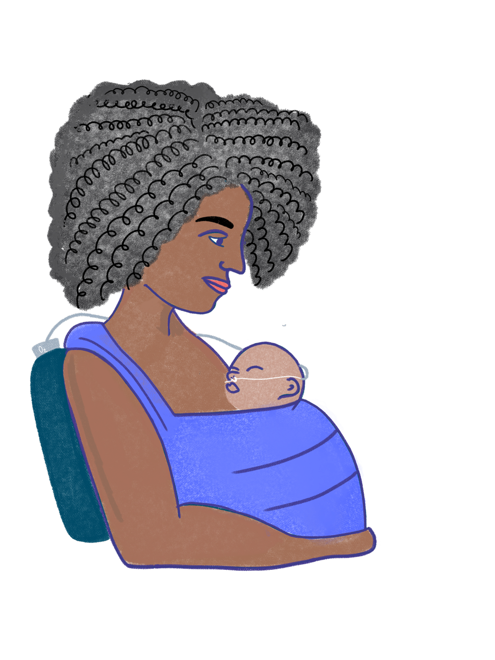 Babywearing Illustrations for Neonatal Units — Dr Maggie Frej