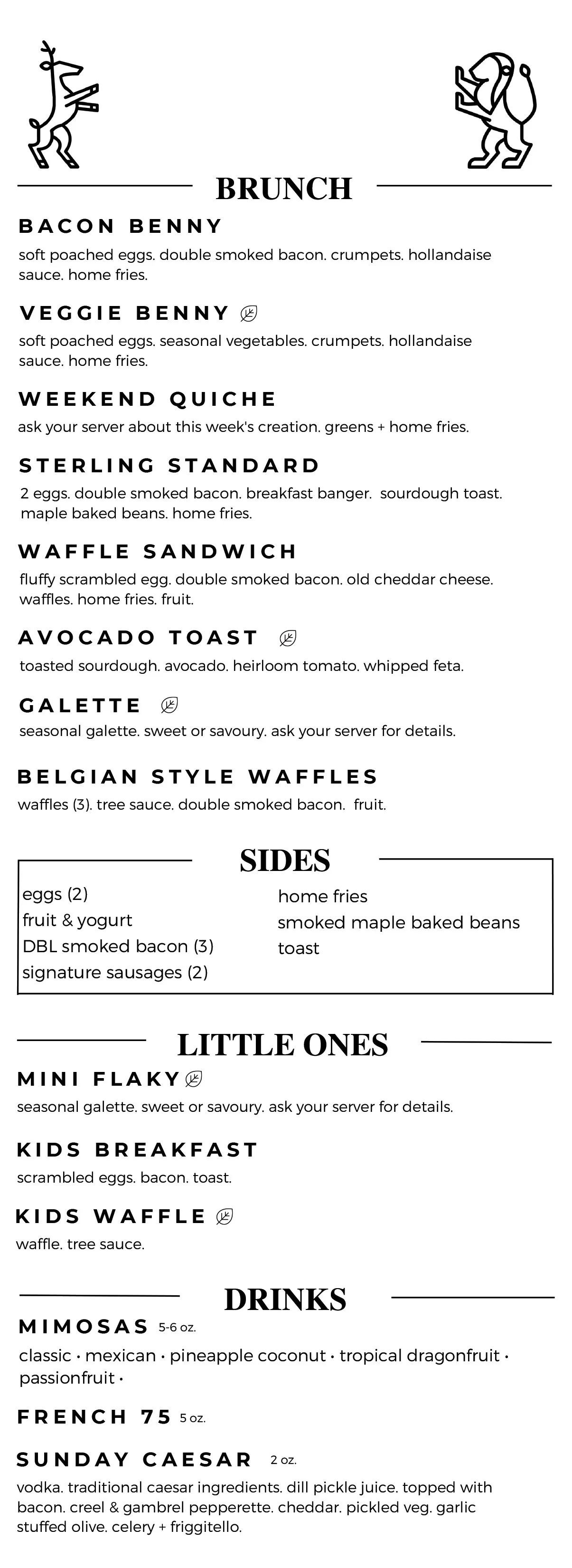 Eats — THE STERLING