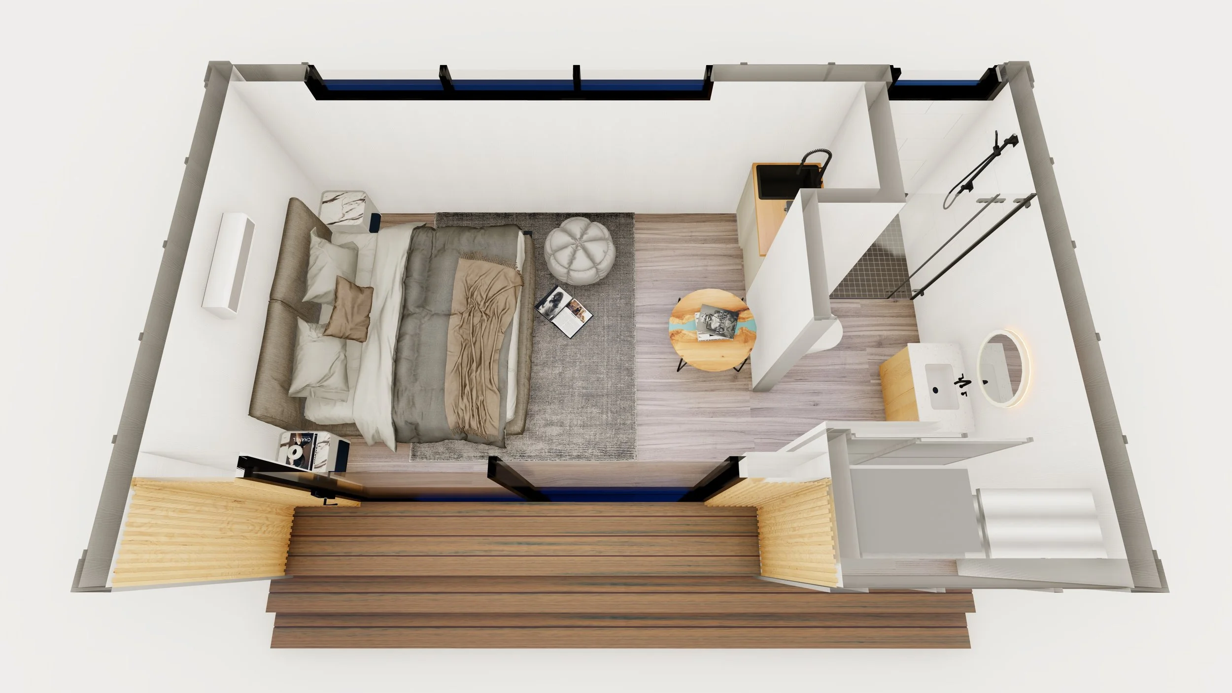 Pod Living Backyard Studio with Bathroom in Austin, TX — Backyard Pod