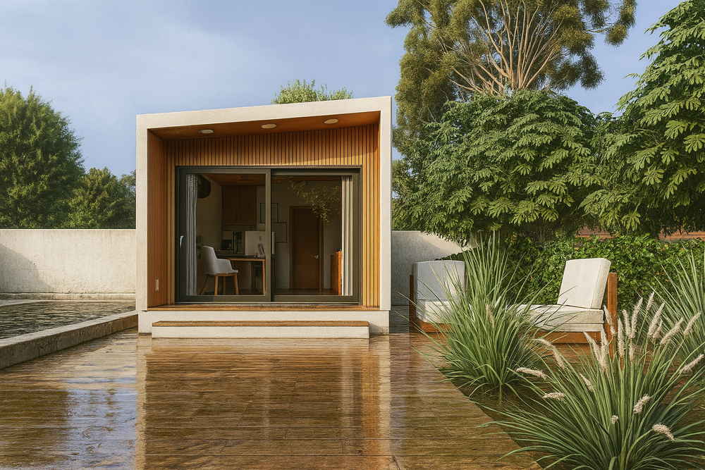 Pod Living Backyard Studio with Bathroom in Austin, TX — Backyard Pod