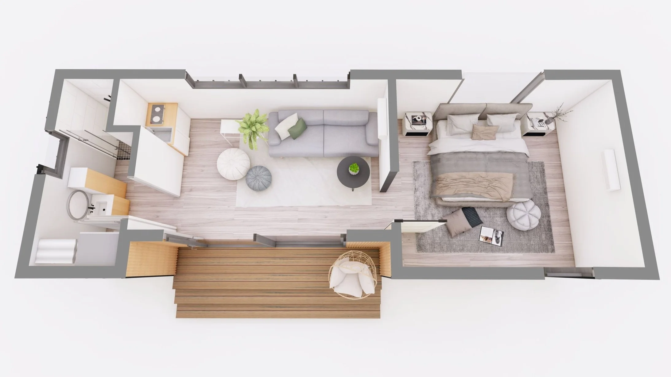 Meet Pod Comfort (1 Bed, 1 Bath Tiny Home) — Backyard Pod