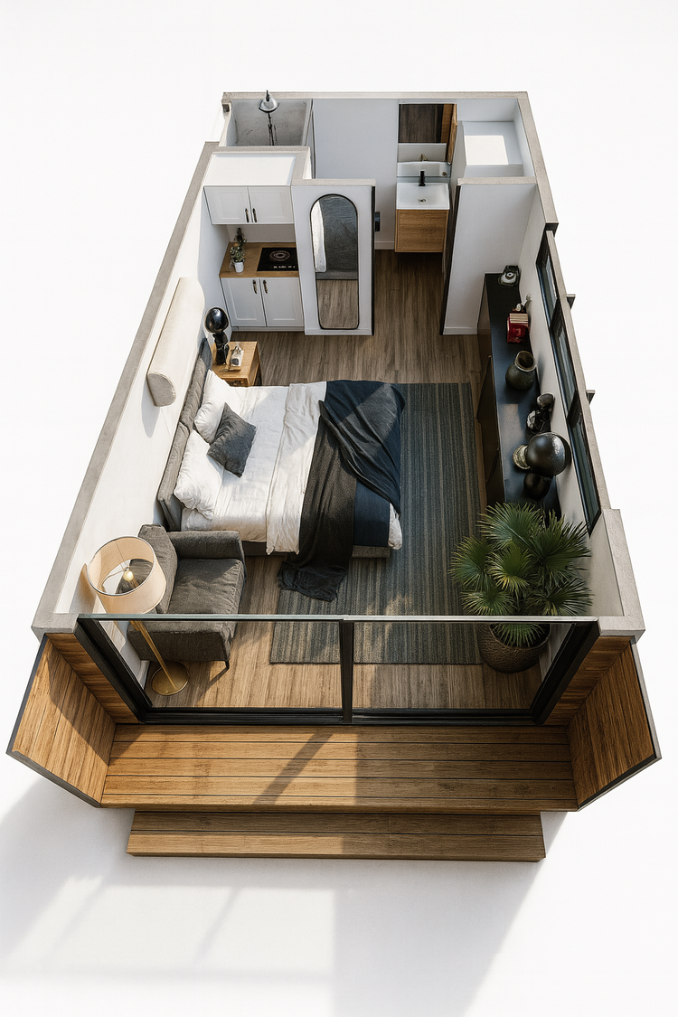 Pod Living Backyard Studio with Bathroom in Austin, TX — Backyard Pod