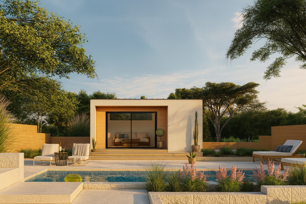 Pod Living Backyard Studio with Bathroom in Austin, TX — Backyard Pod