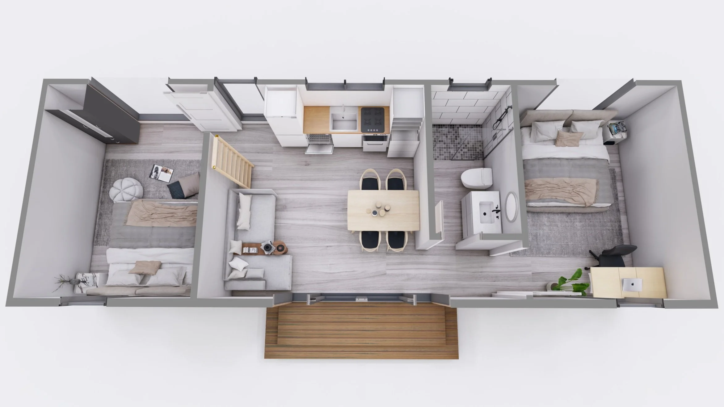 Pod Living Backyard Studio with Bathroom in Austin, TX — Backyard Pod