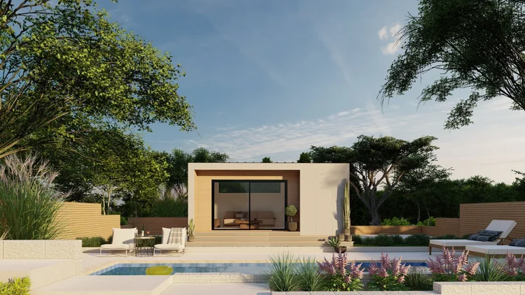 Pod Living Backyard Studio with Bathroom in Austin, TX — Backyard Pod