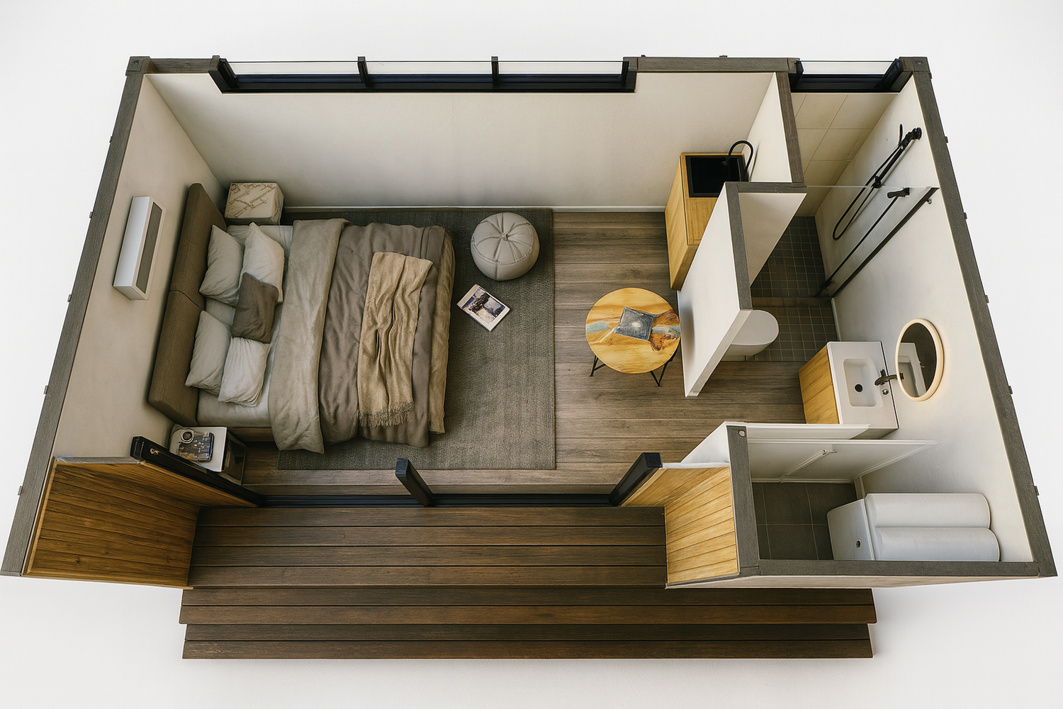 Pod Living Backyard Studio with Bathroom in Austin, TX — Backyard Pod