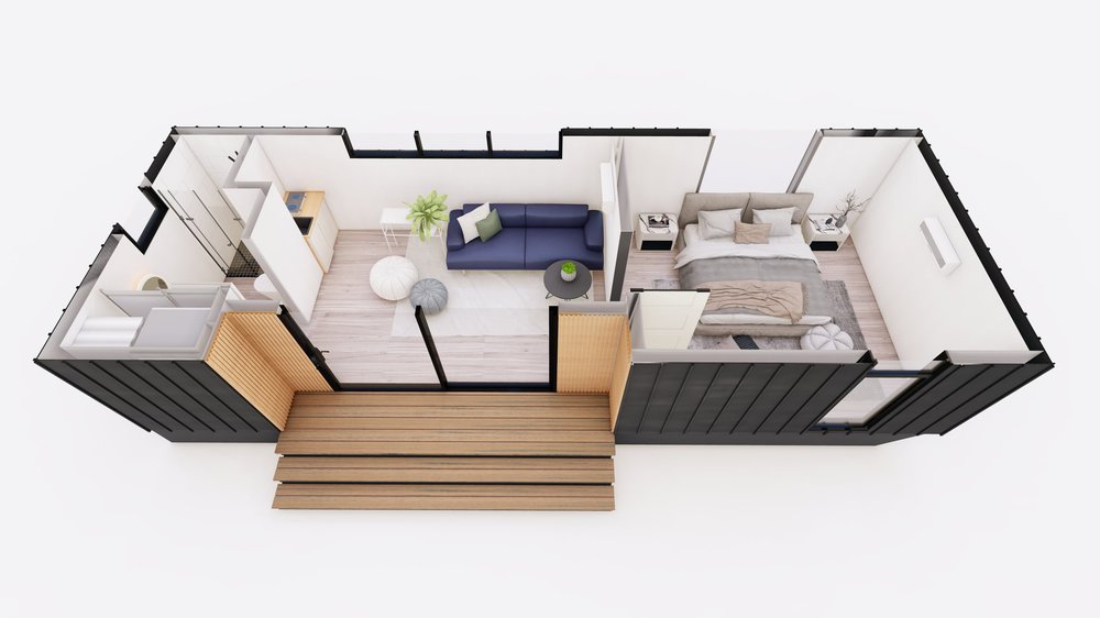 Pod Living Backyard Studio with Bathroom in Austin, TX — Backyard Pod