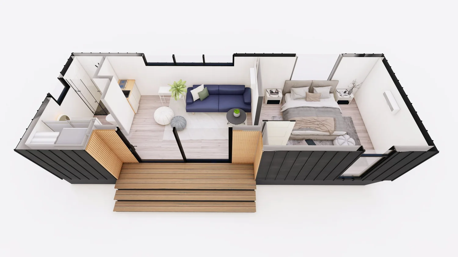 Pod Living Backyard Studio with Bathroom in Austin, TX — Backyard Pod