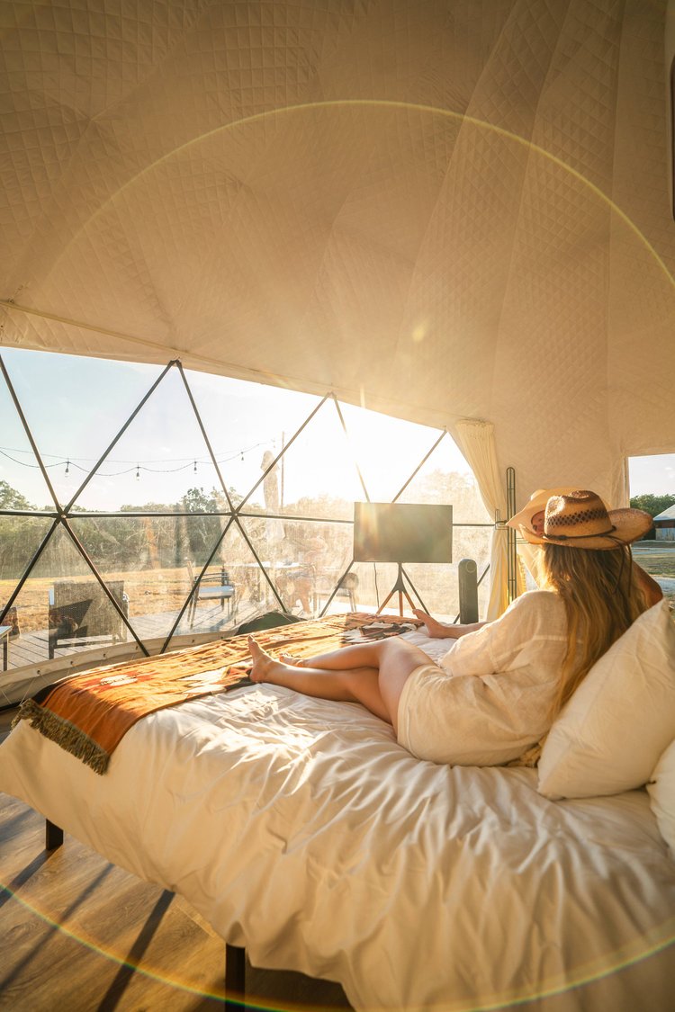 Pod Sky Backyard Glamping Tents in Austin, TX — Backyard Pod