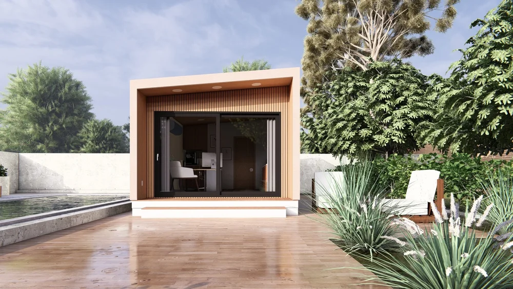 Pod Living Backyard Studio with Bathroom in Austin, TX — Backyard Pod