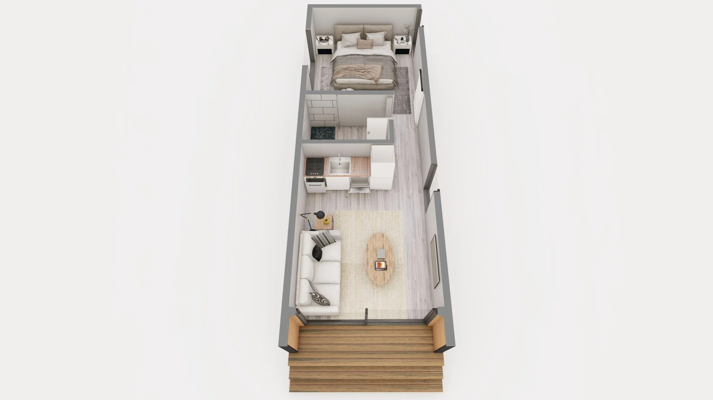 Pod Living Backyard Studio with Bathroom in Austin, TX — Backyard Pod