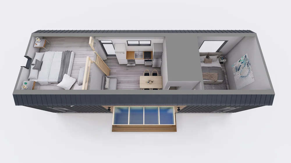 Pod Living Backyard Studio with Bathroom in Austin, TX — Backyard Pod