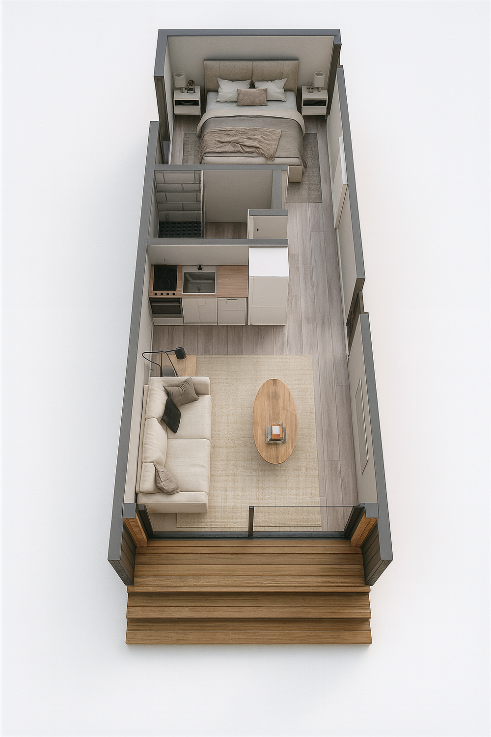Pod Living Backyard Studio with Bathroom in Austin, TX — Backyard Pod