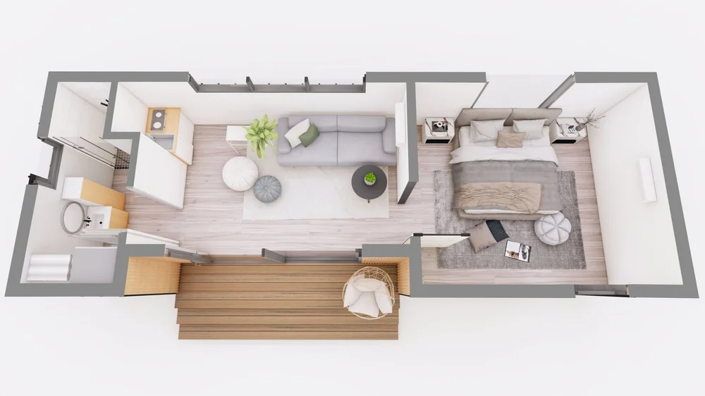 Pod Living Backyard Studio with Bathroom in Austin, TX — Backyard Pod