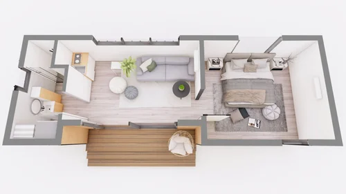 Pod Living Backyard Studio with Bathroom in Austin, TX — Backyard Pod