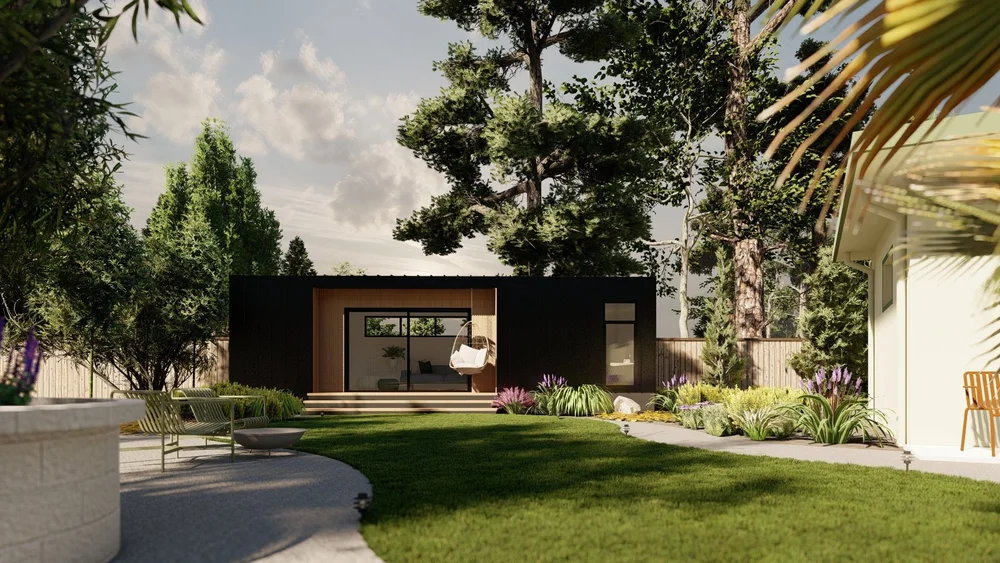 Pod Living Backyard Studio with Bathroom in Austin, TX — Backyard Pod