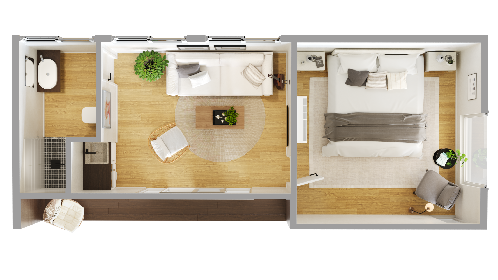 Pod Living Backyard Studio with Bathroom in Austin, TX — Backyard Pod