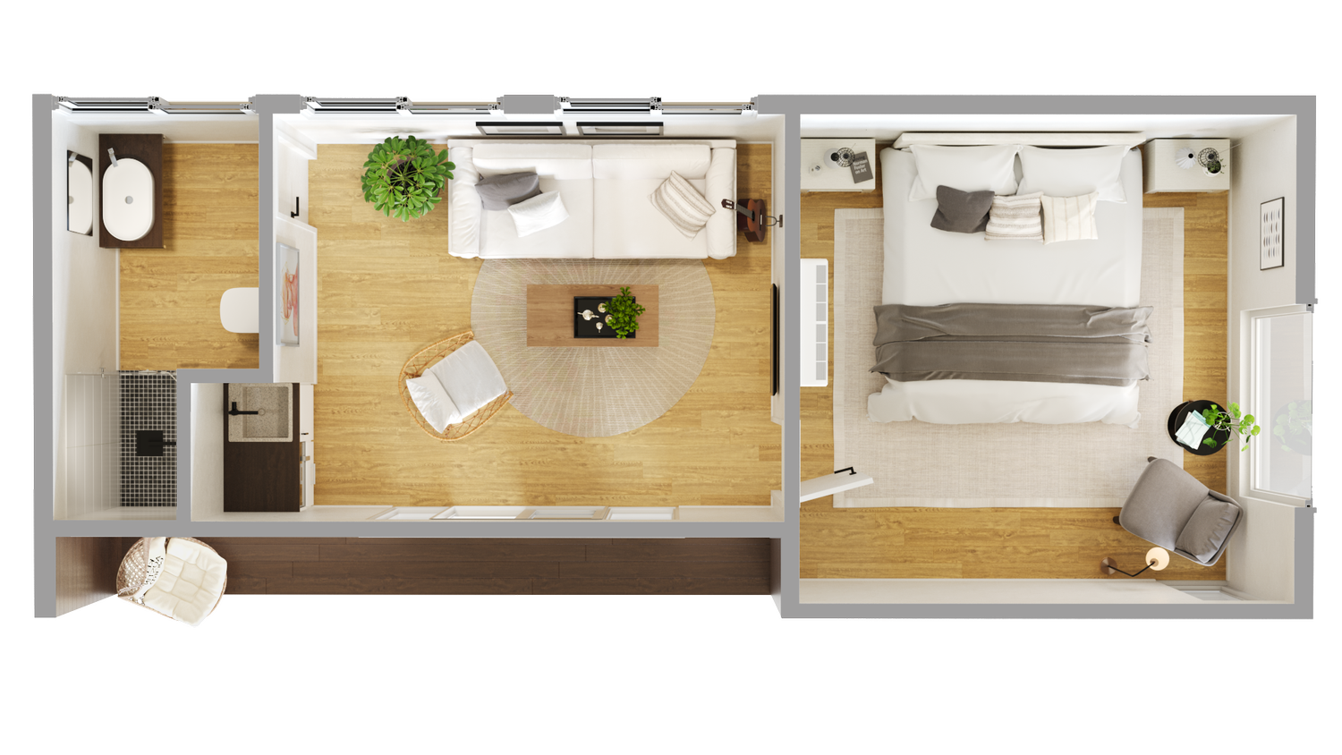 Pod Living Backyard Studio with Bathroom in Austin, TX — Backyard Pod