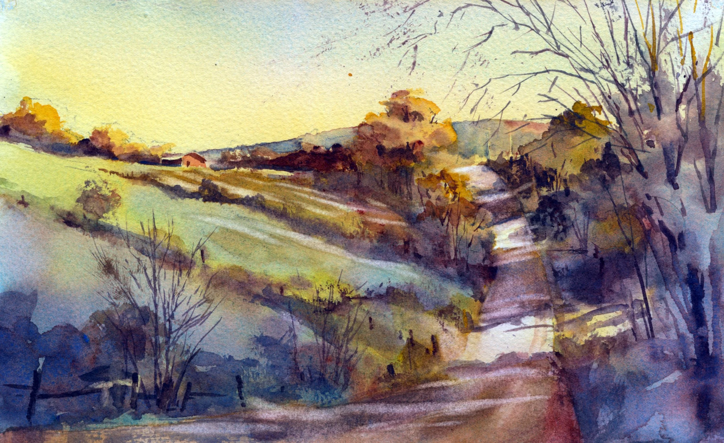 How To Paint Landscapes In Watercolor — Tony Conner