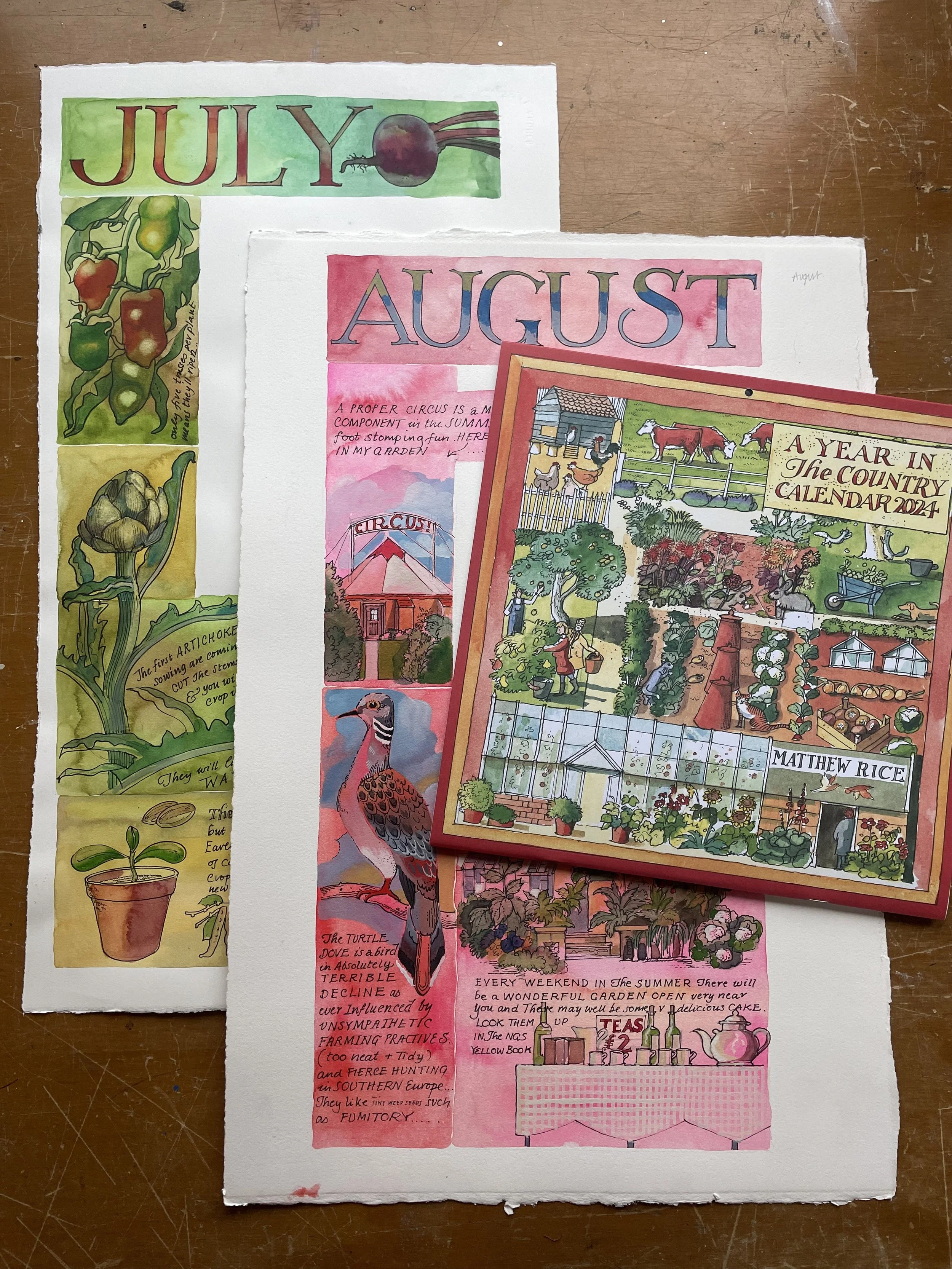 Archive Calendars — Matthew Rice