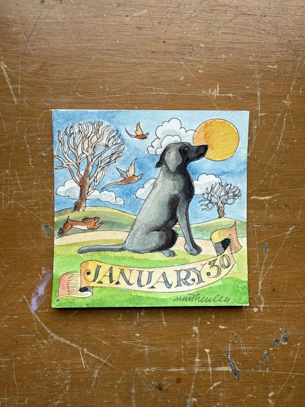 Daily Cards 2024 — Matthew Rice