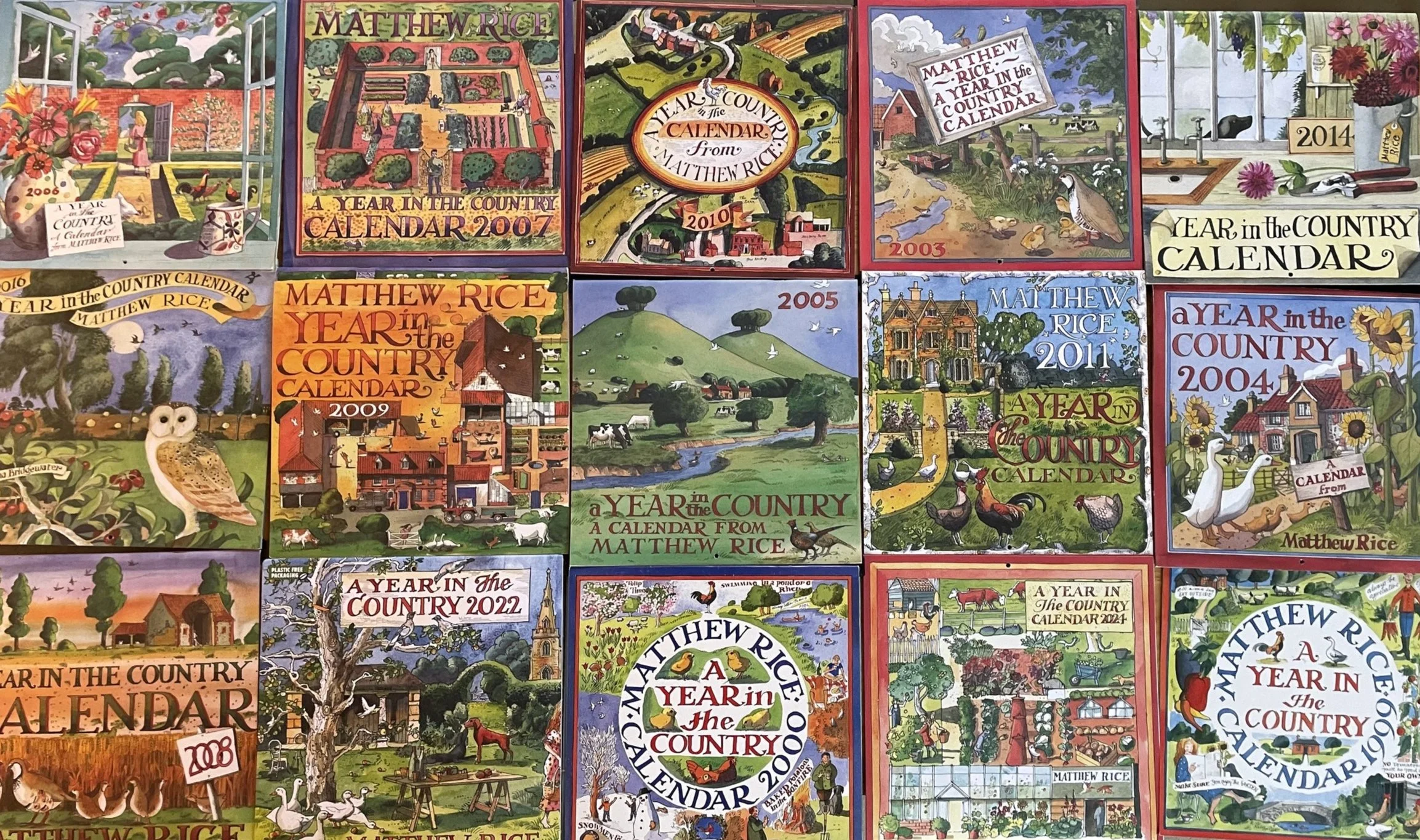 Archive Calendars — Matthew Rice