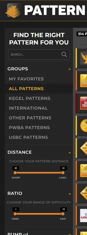 PATTERN LIBRARY APP — KEGEL | Bowling Solutions