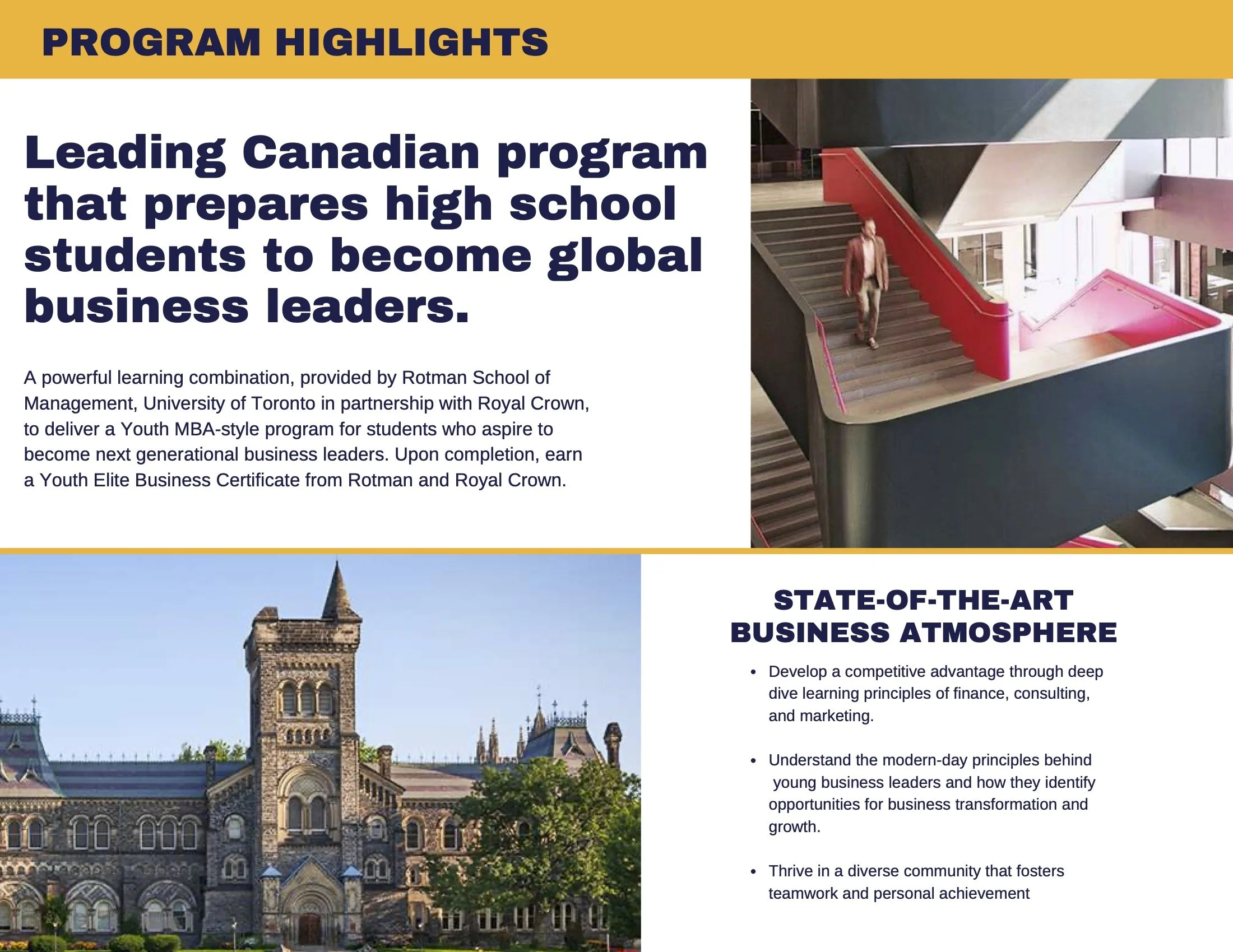 rotman program — Royal Crown School