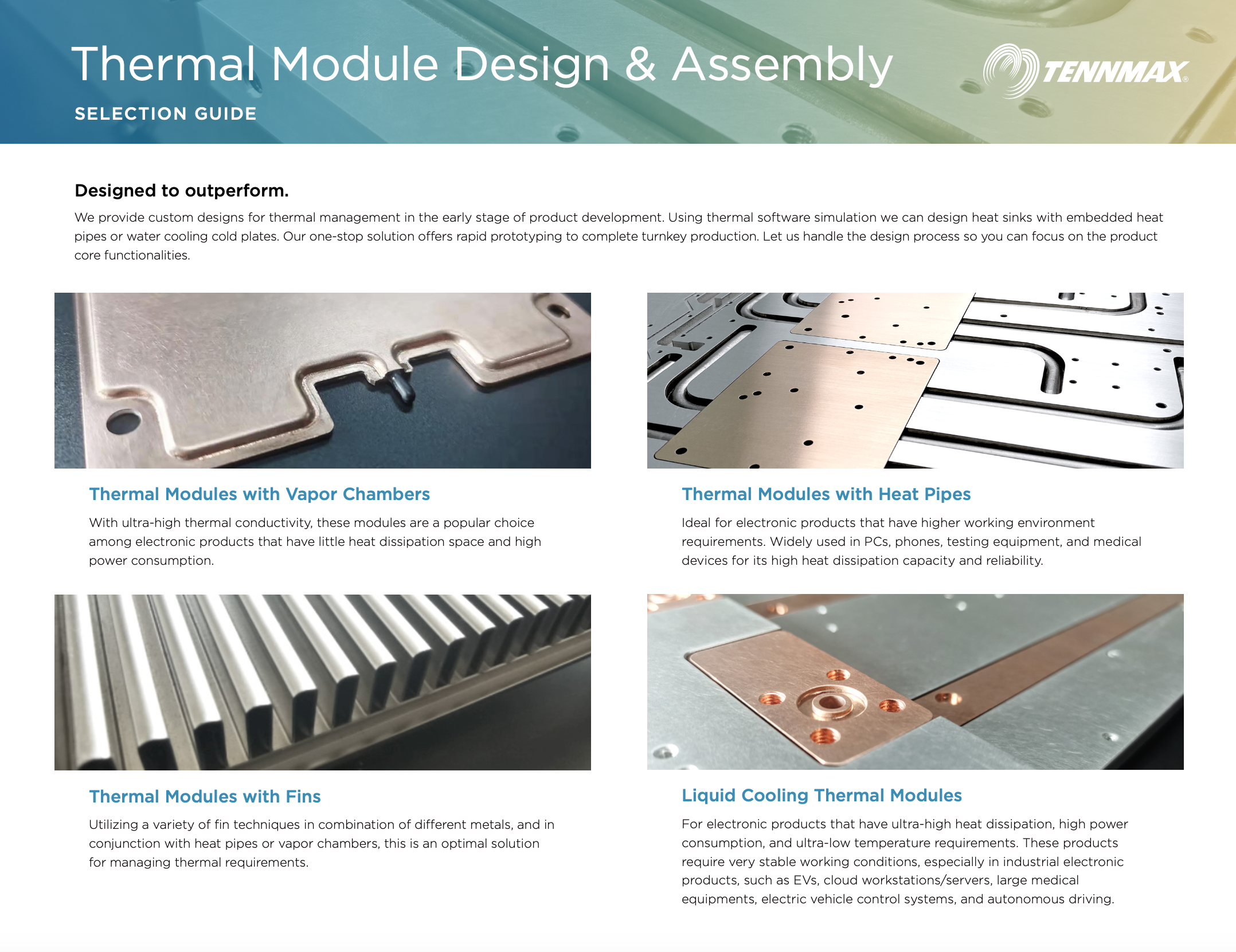 Selection Guide / Thermal Modules — TennMax